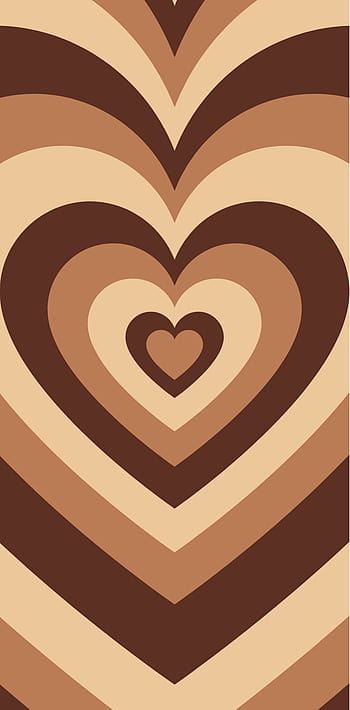 Póster Infinite Hearts Aesthetic Brown De Klaksy ┃ Limited Fire